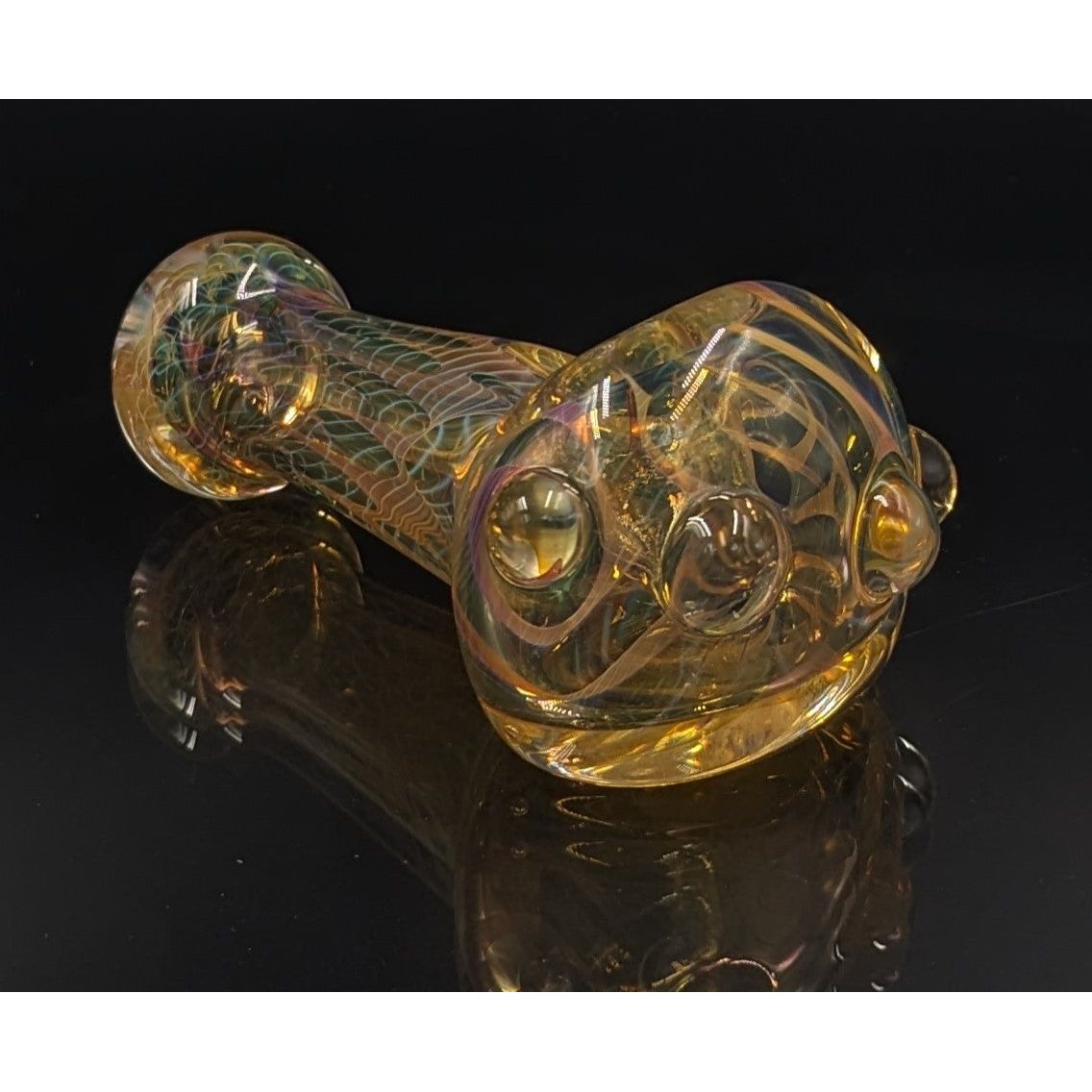 Glass Pipe | George E | Spoon | Double Layer | Web Tubes